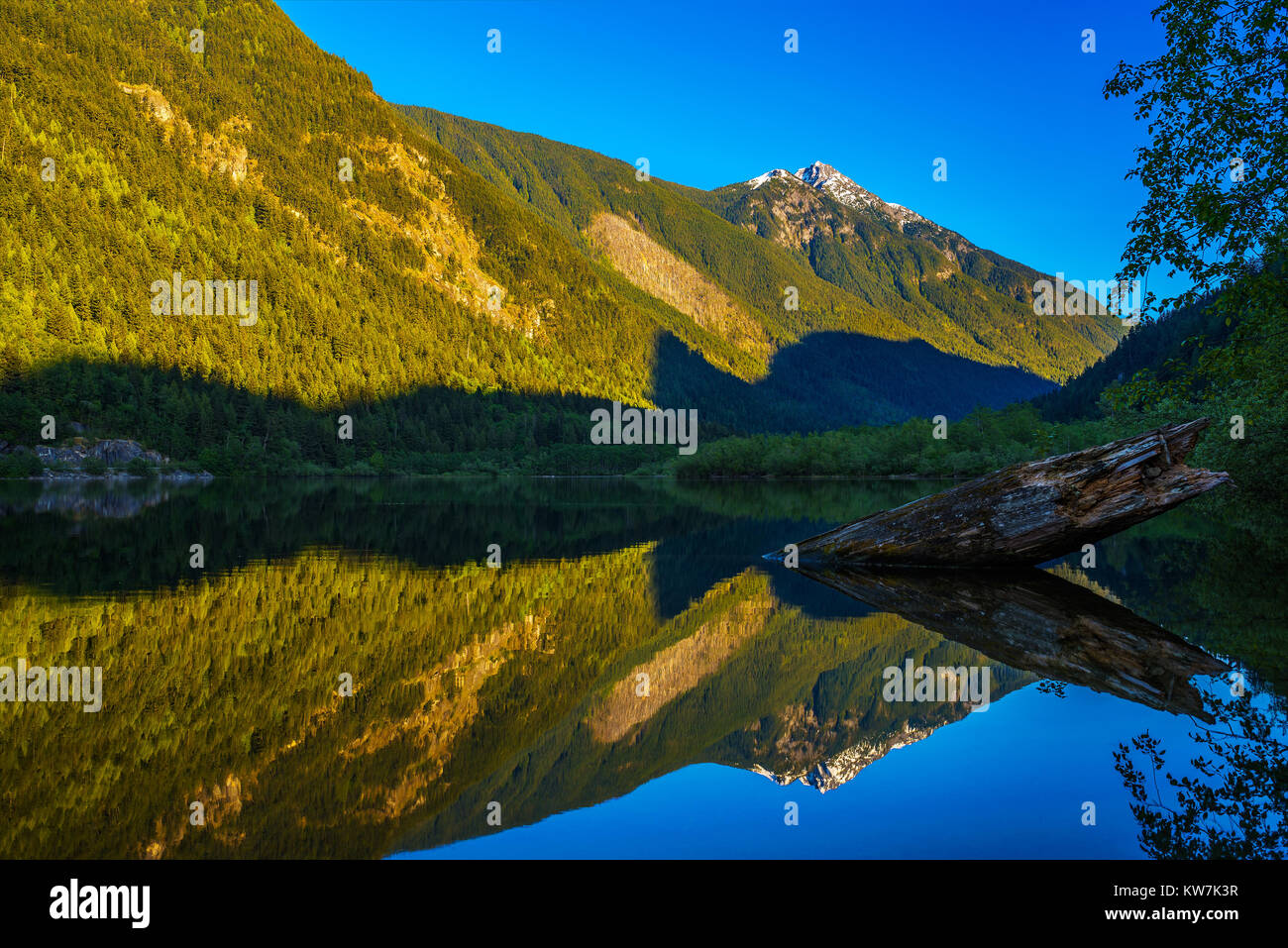 The Silver Lake in the Silver Lake Provincial Park, British Columbia ...
