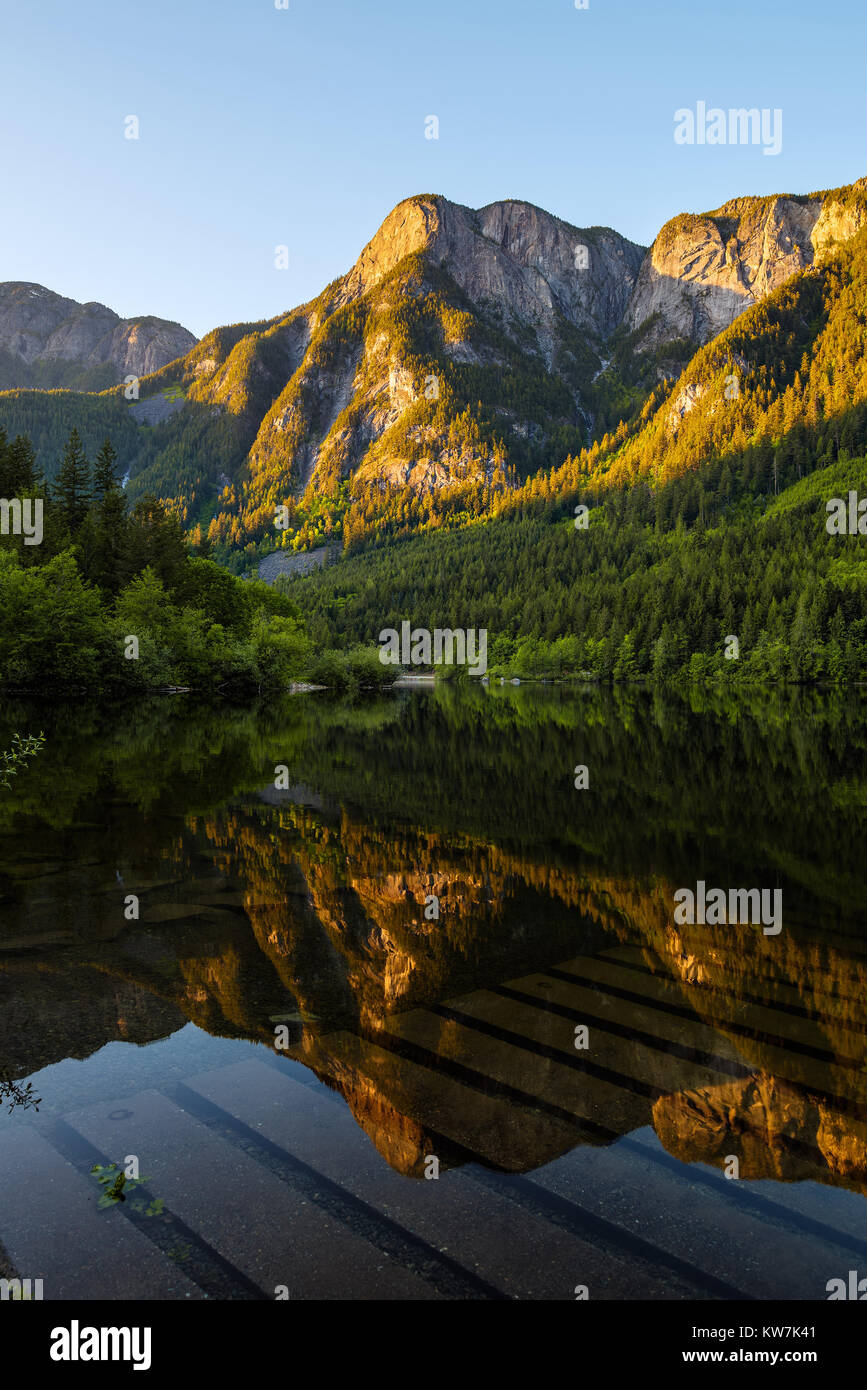 The Silver Lake in the Silver Lake Provincial Park, British Columbia ...