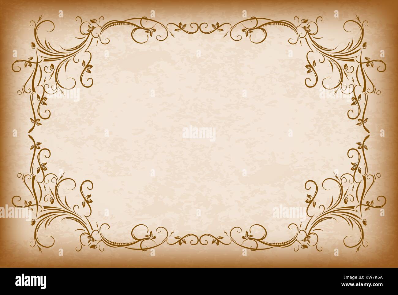 Blank Vintage Invitation Templates
