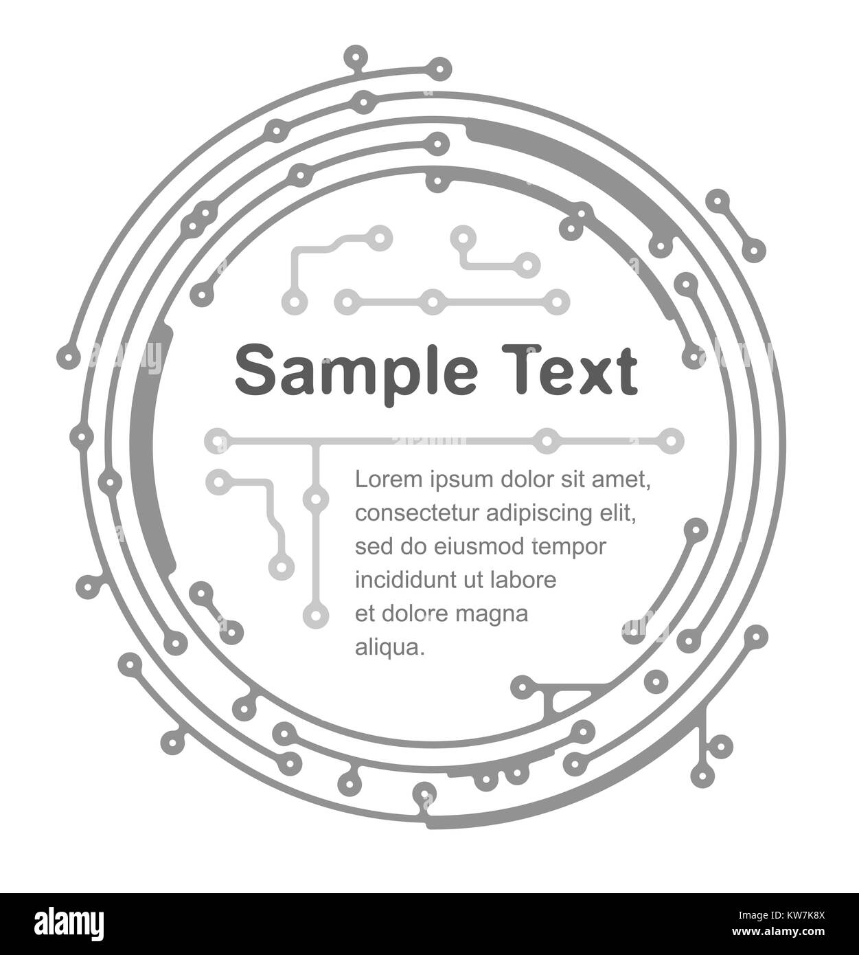 Electronic pcb design Stock Vector Images - Alamy