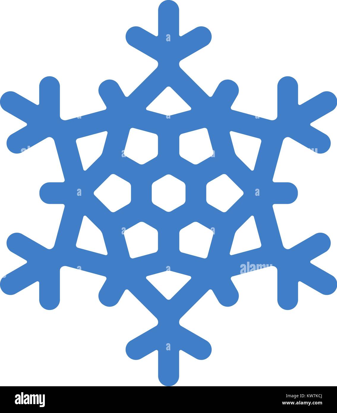 Snowflakeicon Stock Vector Images - Alamy