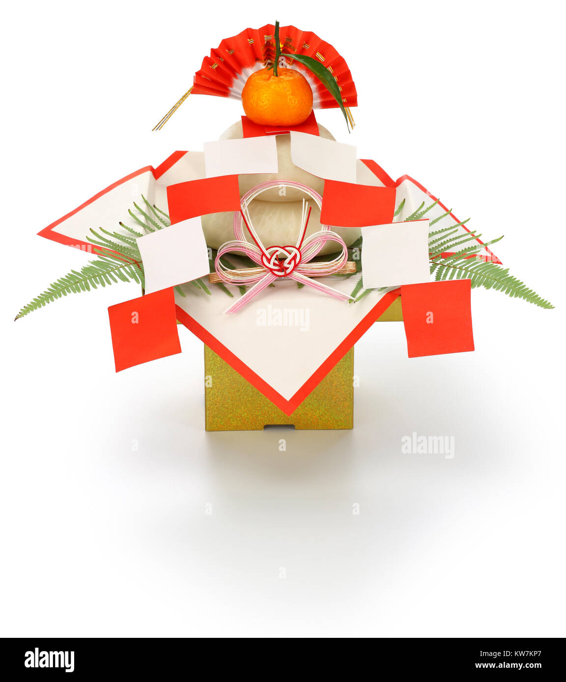 kagami mochi, traditional Japanese new year rice cake decoration ...