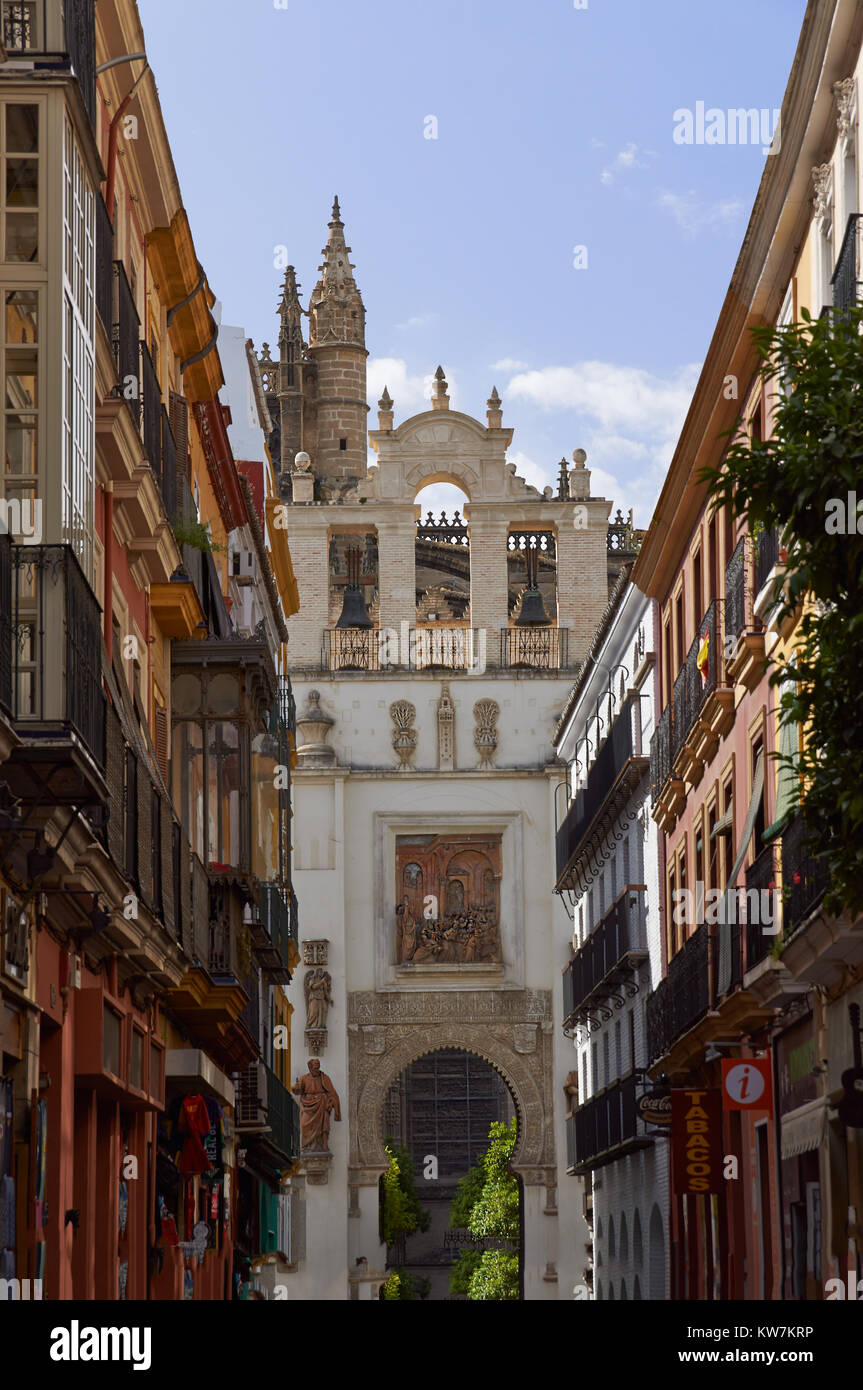 Historic buildings and monuments of Seville, Spain. Architectural ...