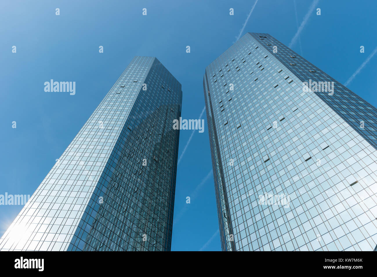 The Deutsche Bank Twin Towers, also known as Deutsche Bank Headquarters ...