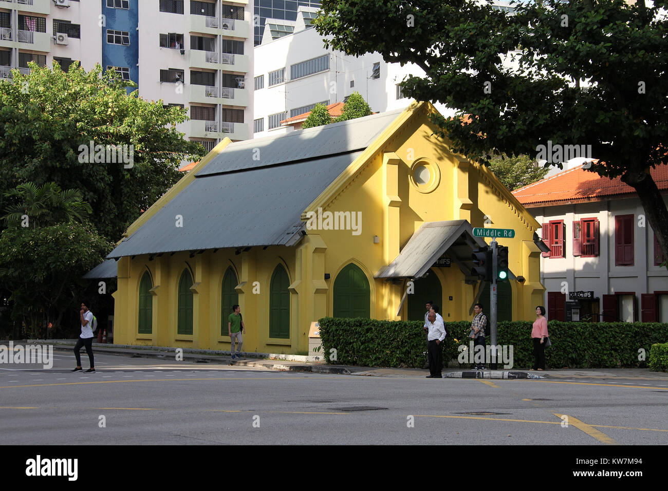 Singapore middle road hi-res stock photography and images - Alamy