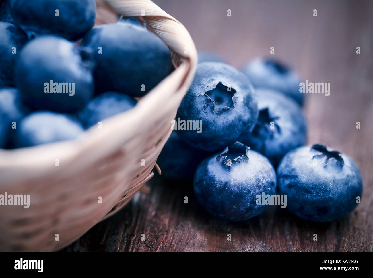 Fresh juicy blueberry fruits hi-res stock photography and images - Alamy