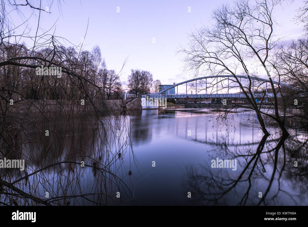 Dusk over emajogi river hi-res stock photography and images - Alamy
