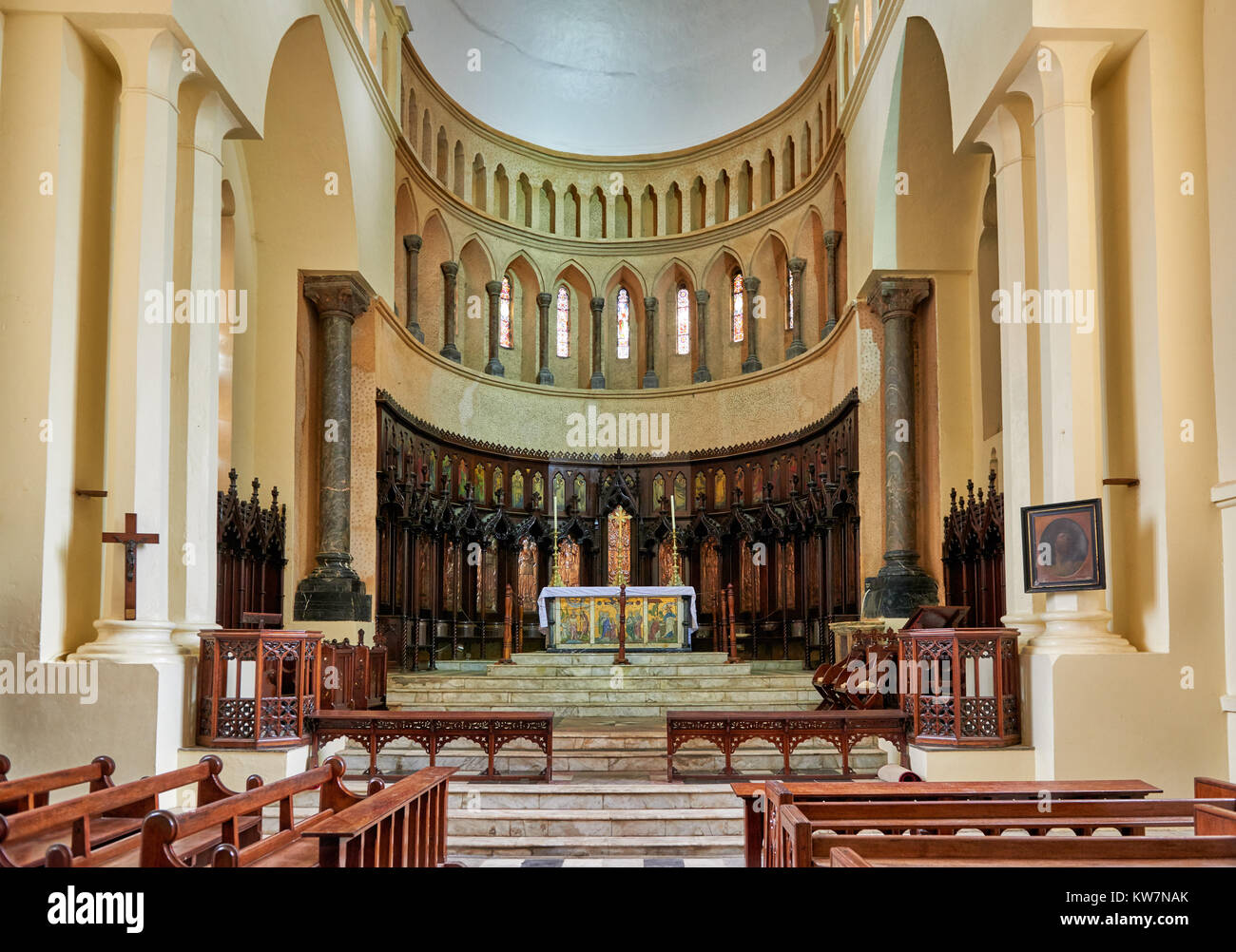 interior shot of Anglican Cathedral in Stone Town, UNESCO World ...