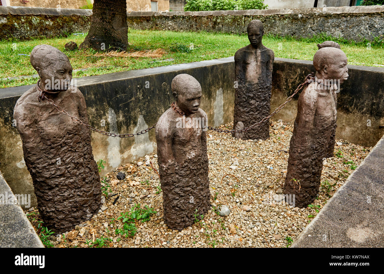 Slavery memorial in Stone Town, UNESCO World Heritage Site, Zanzibar ...