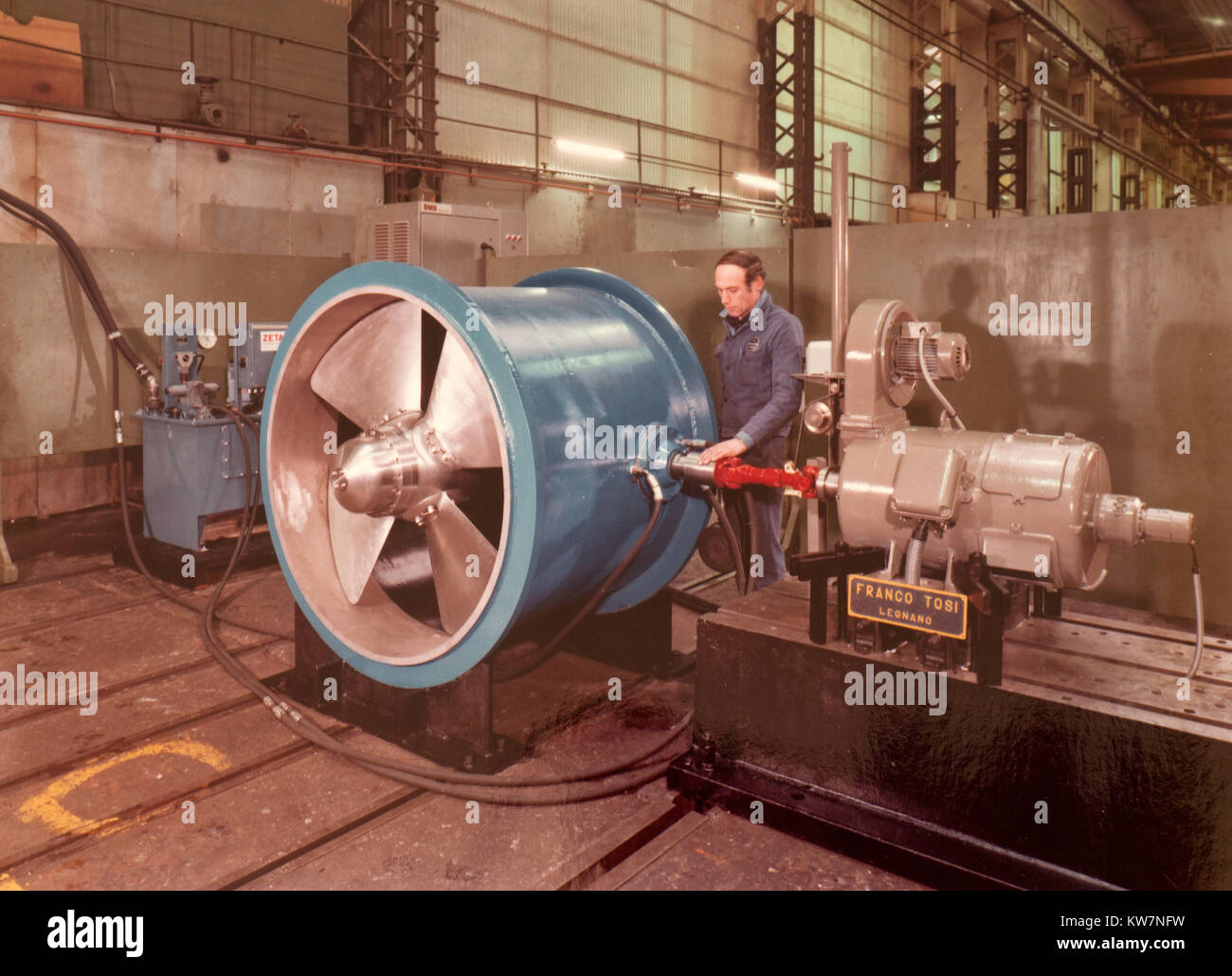 Turbines and heavy machinery produced by Franco Tosi industries ...