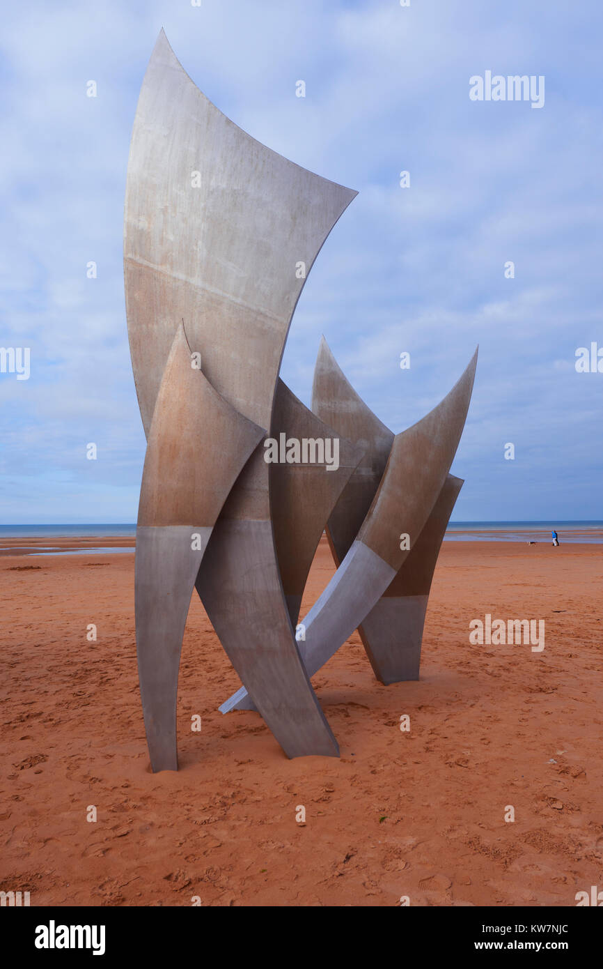 Second World War Monument, Les Braves, Vierville Sur Mer, D Day ...