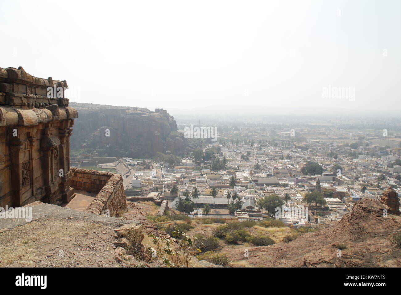 View of and from badami caves, karnataka, India Stock Photo - Alamy