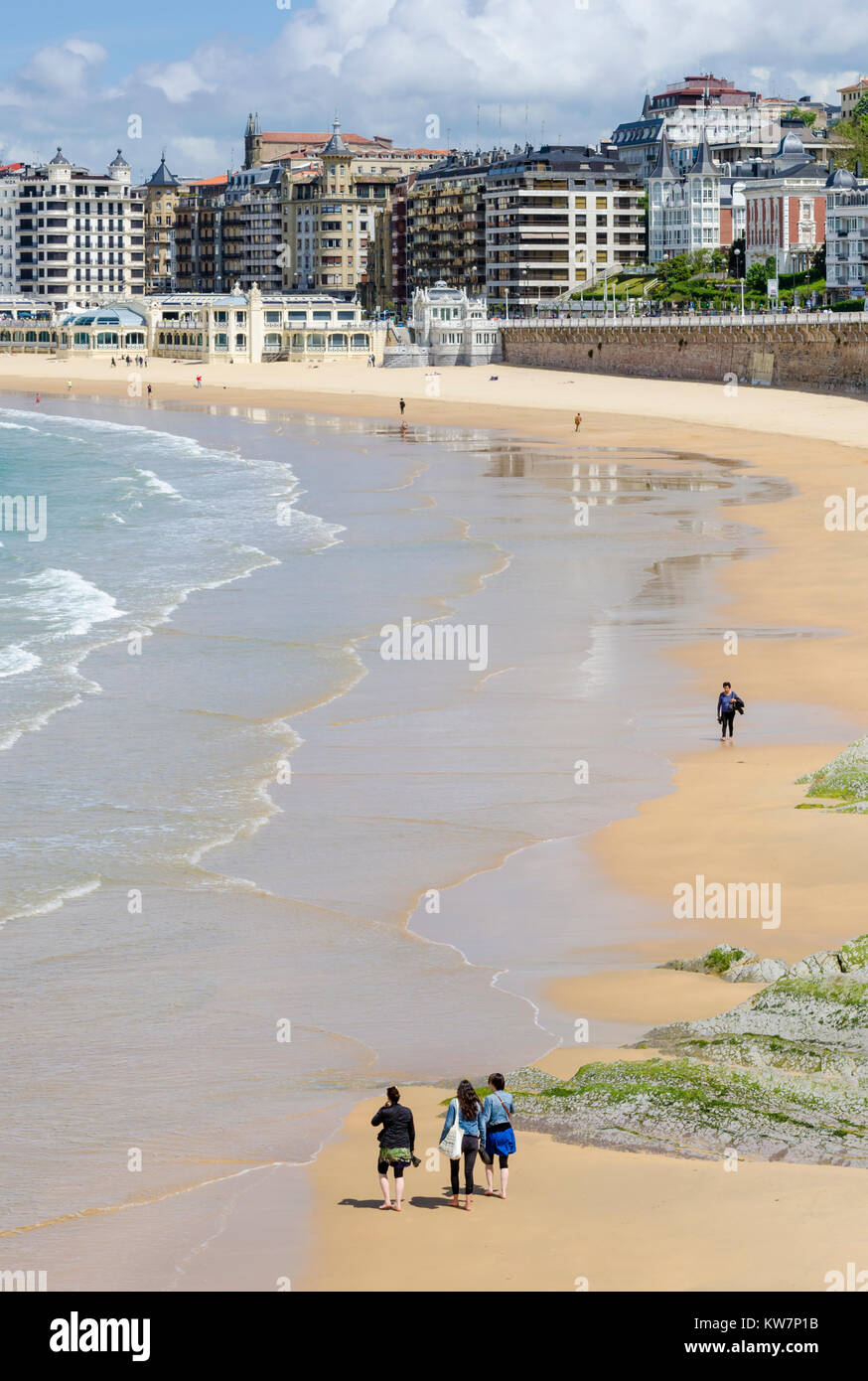 Waterfront sea la concha beach hi-res stock photography and images - Alamy