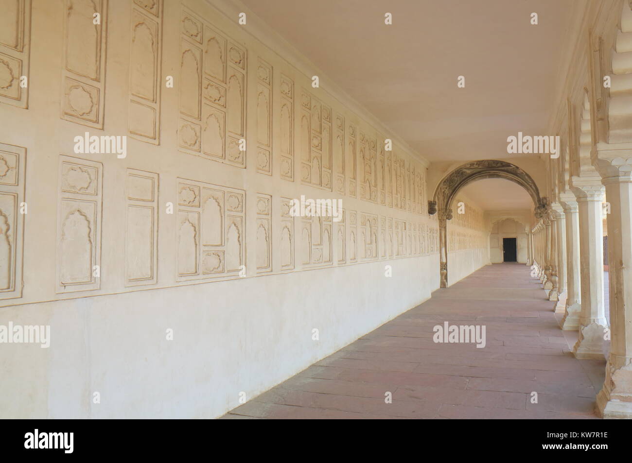 Agra fort historical architecture Agra India Stock Photo - Alamy