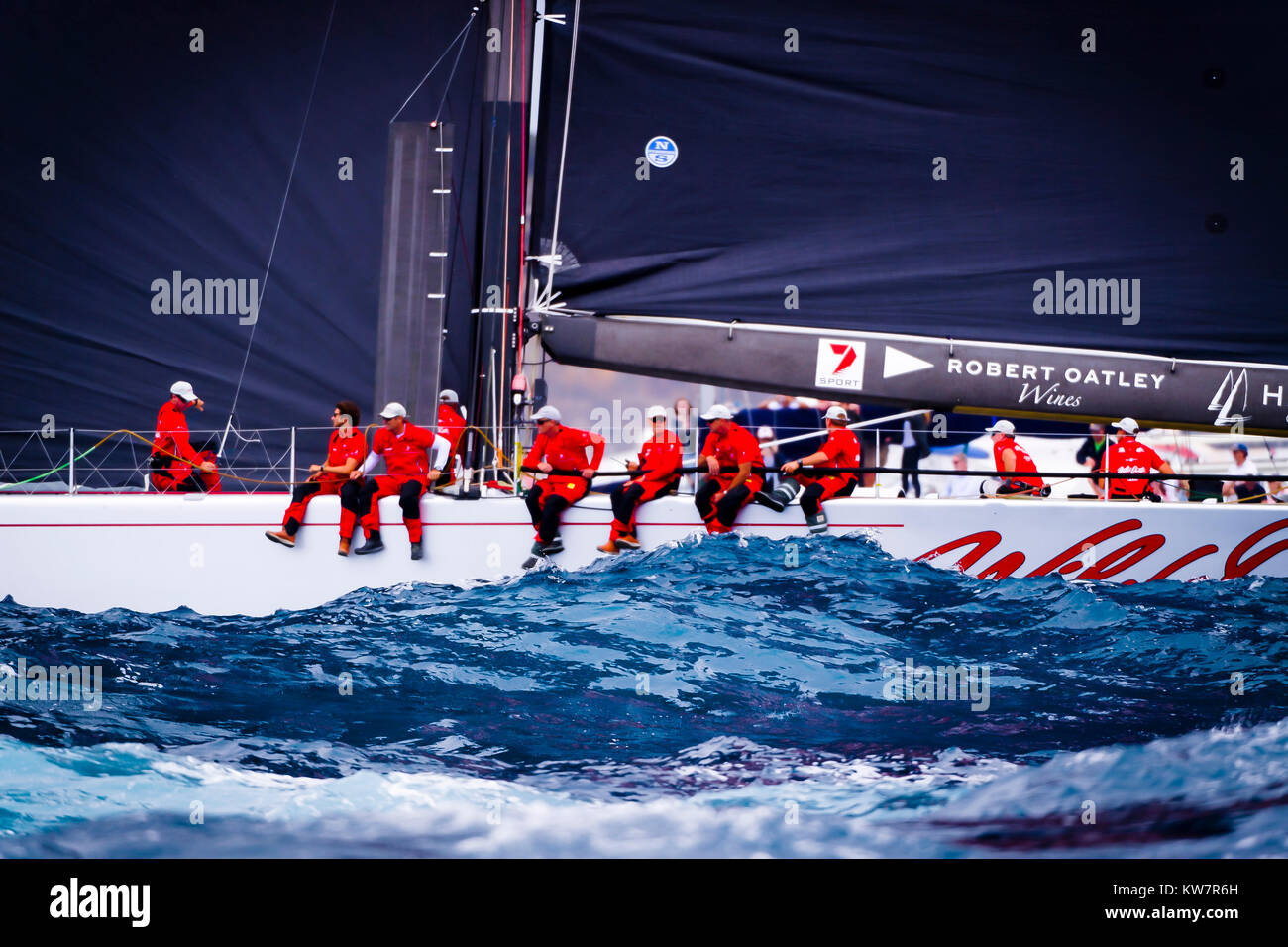 Super maxi yacht wild oats hi-res stock photography and images - Alamy