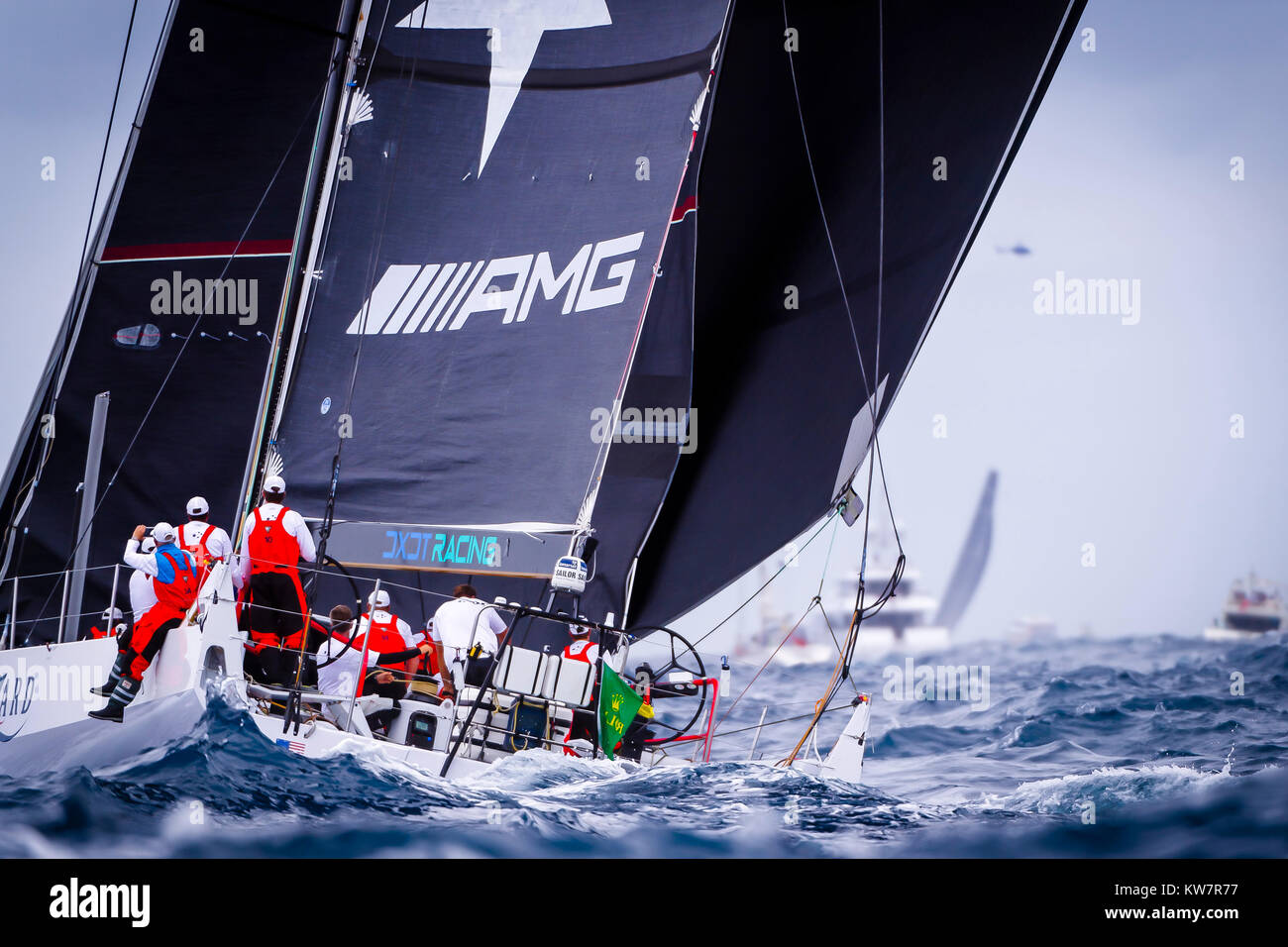 Wizard owned/skippered by David and Peter Askew heads out of Sydney ...