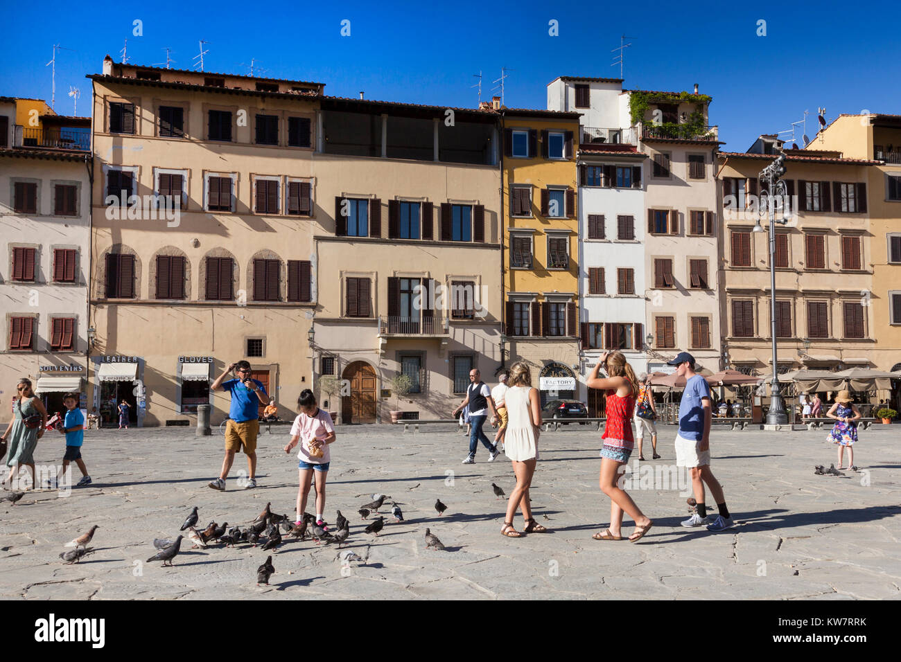 Piazza San Croce, Florence, Italy Stock Photo - Alamy