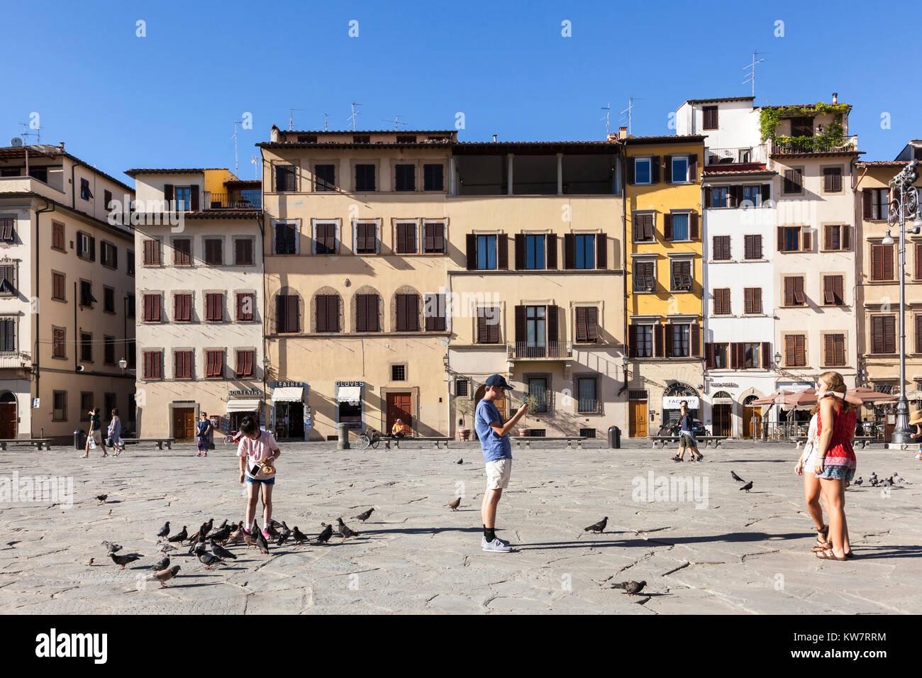 Piazza San Croce, Florence, Italy Stock Photo - Alamy