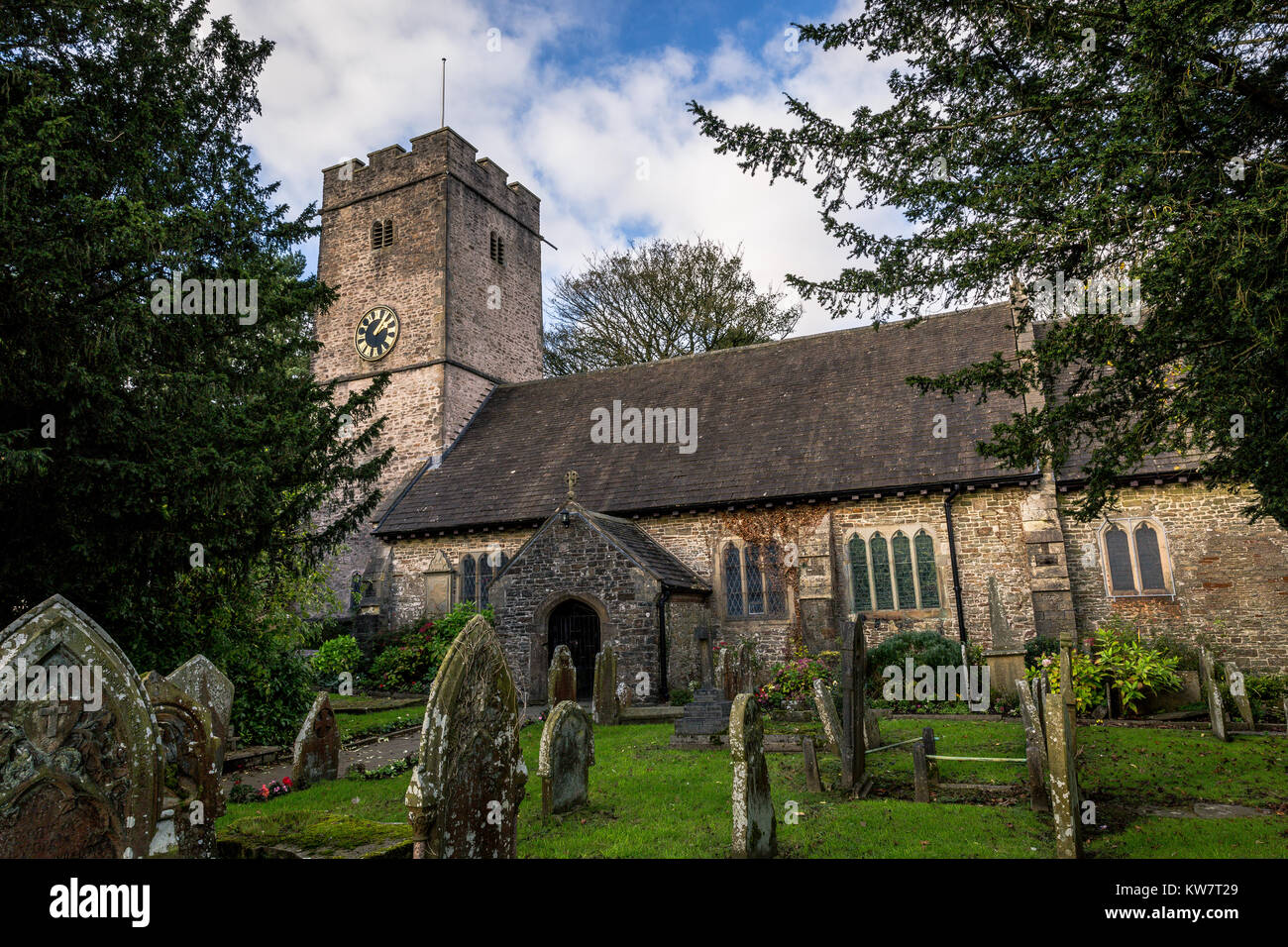 Gelligaer church hi-res stock photography and images - Alamy