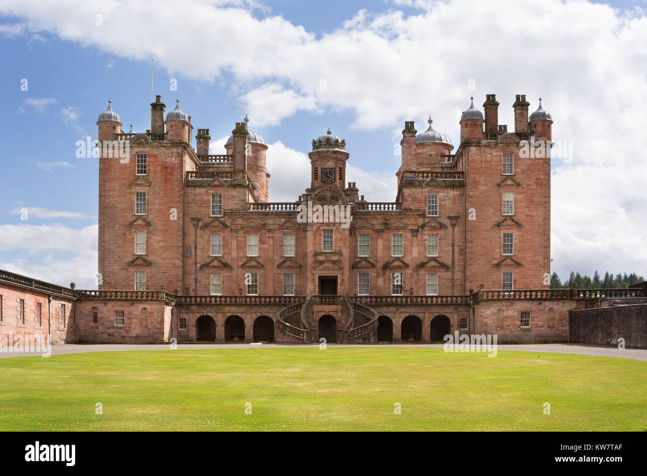 Drumlanrig Castle, Dumfriesshire, Scotland, home of Duke of Buccleugh ...