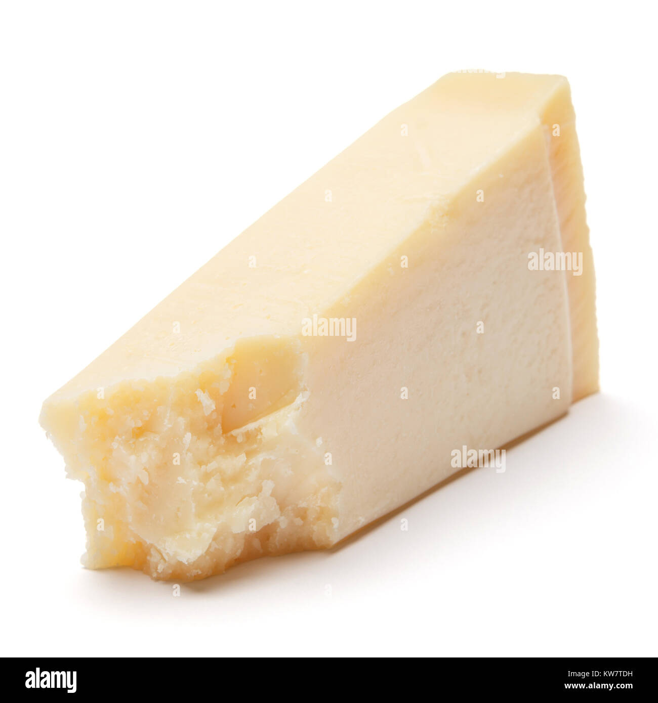 pieces of Parmesan cheese on white background Stock Photo - Alamy