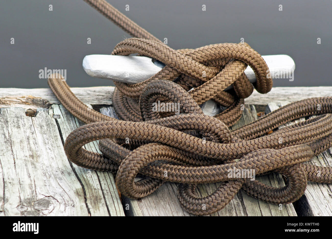 Dock Pier Rope High Resolution Stock Photography and Images - Alamy