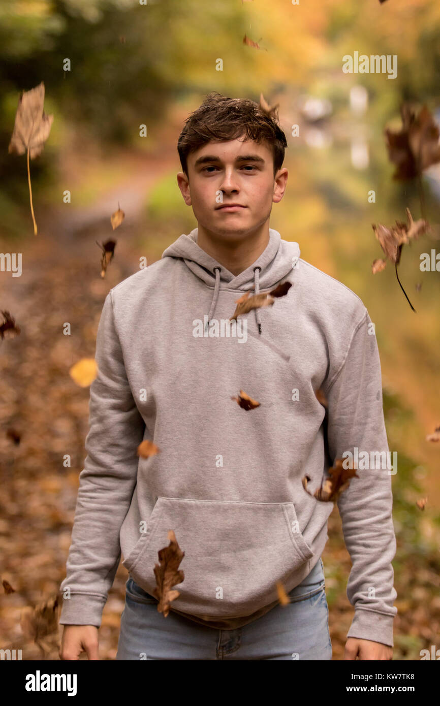 Teenage male outside falling hi-res stock photography and images - Alamy