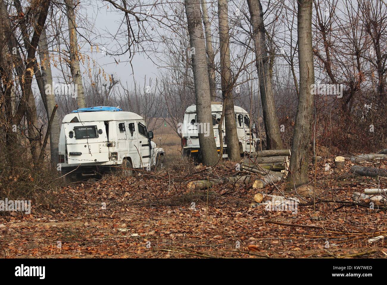 Indian paramilitary vehicles hi-res stock photography and images - Alamy