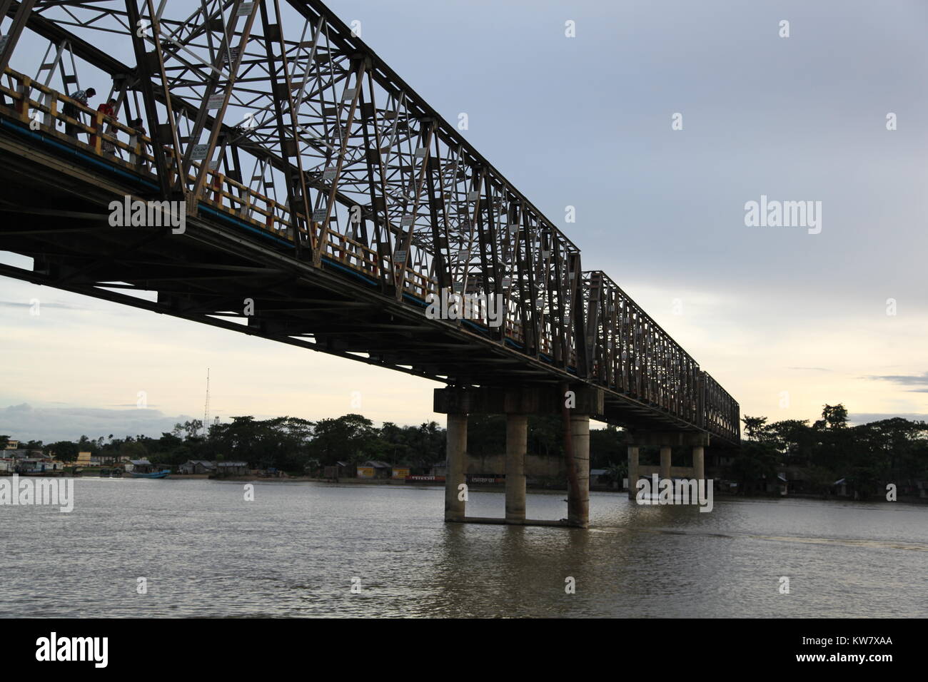 Cast Iron Bridge Bangladesh Stock Photo - Alamy
