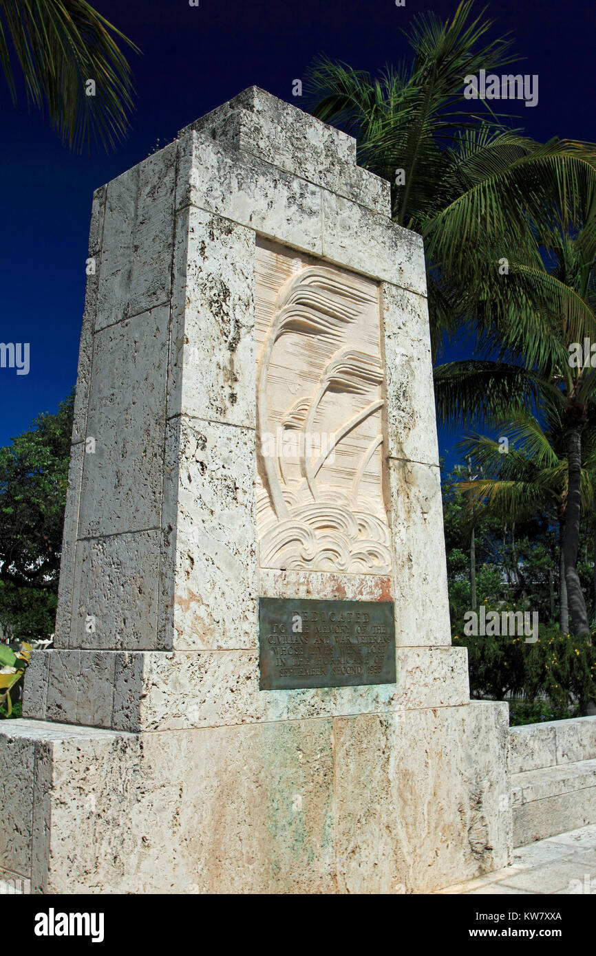 Florida Keys memorial monument Stock Photo - Alamy