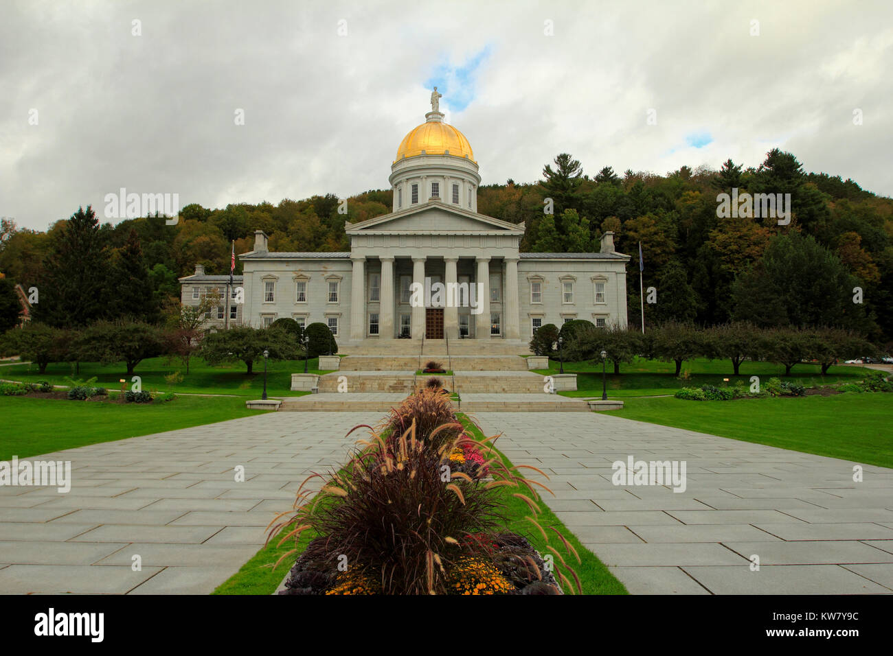 Vermont Capital Building Stock Photo - Alamy
