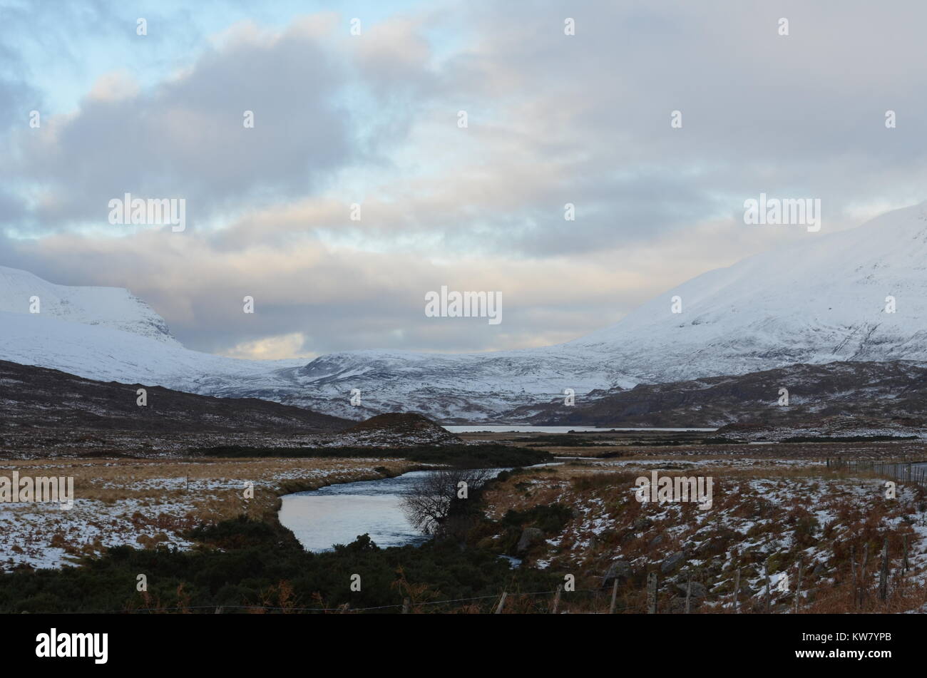 Scottish Highland Landscape Stock Photo - Alamy