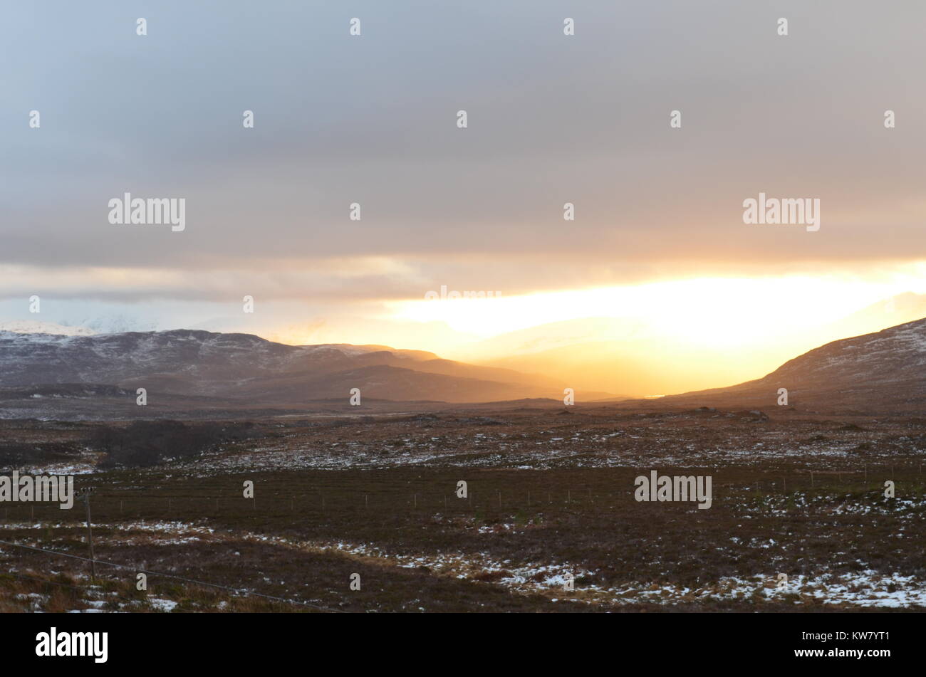 Scottish highland sunset hi-res stock photography and images - Alamy
