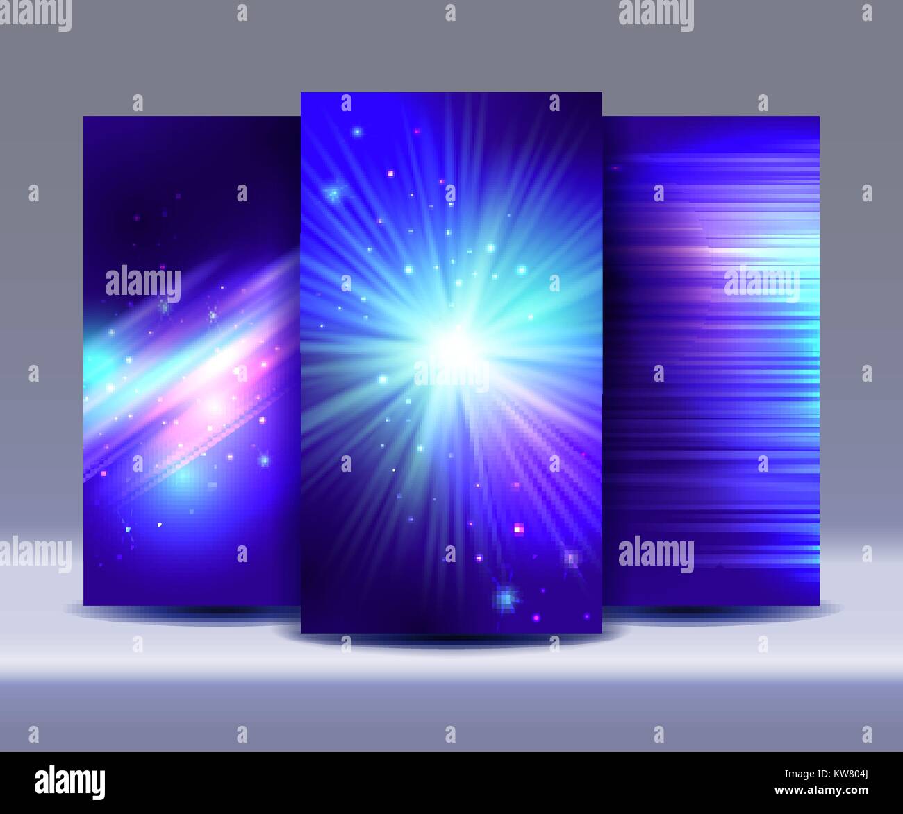 Set of abstract banners backgrounds Stock Vector Image & Art - Alamy