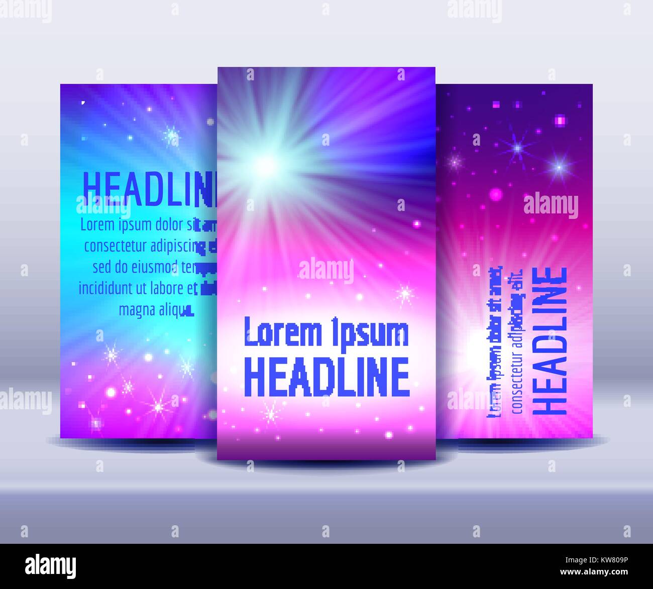 Set colorful star sun Stock Vector Images - Alamy