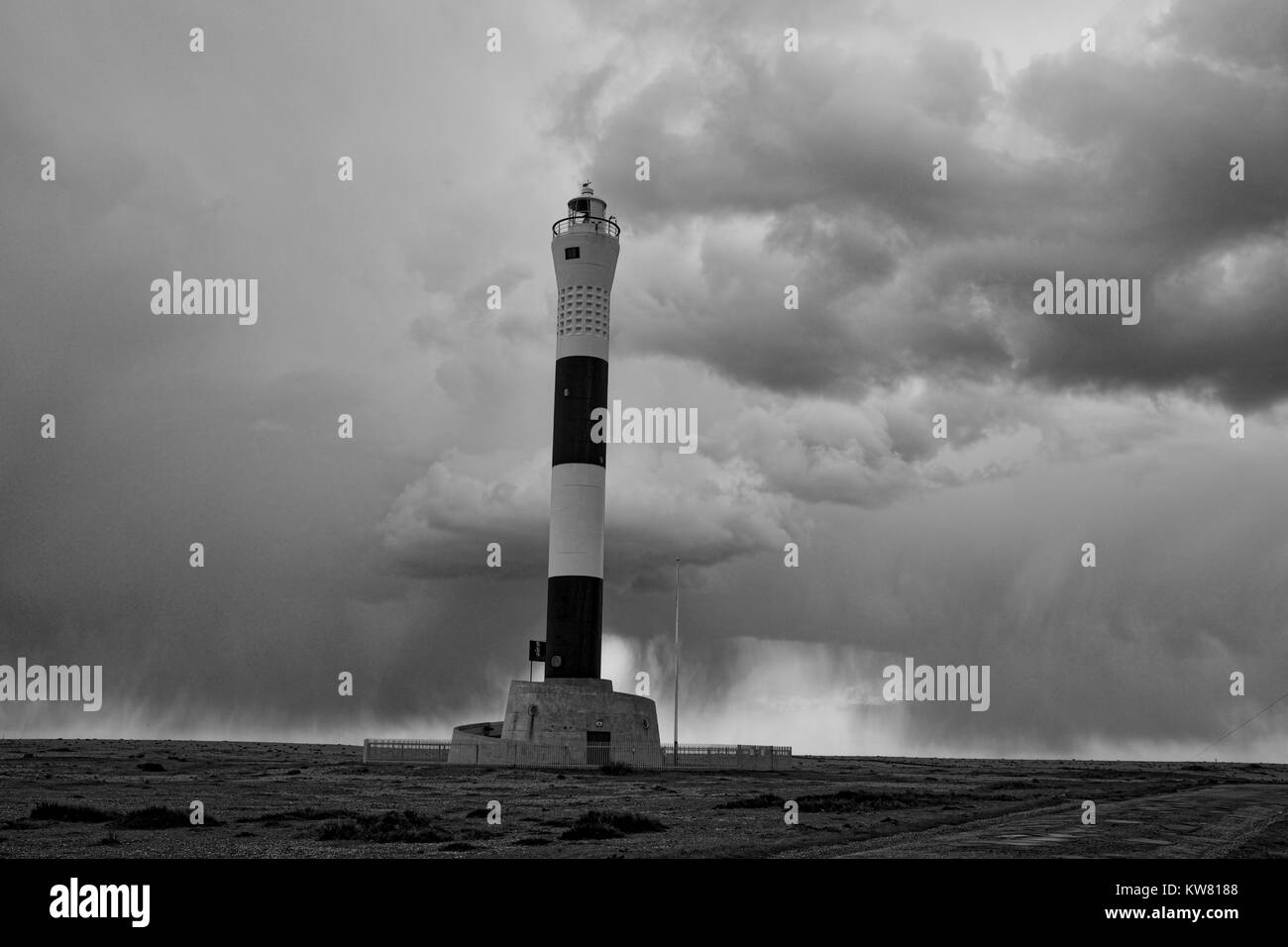 The 'New' Lighthouse at Dungeness near Lydd in Kent Stock Photo - Alamy