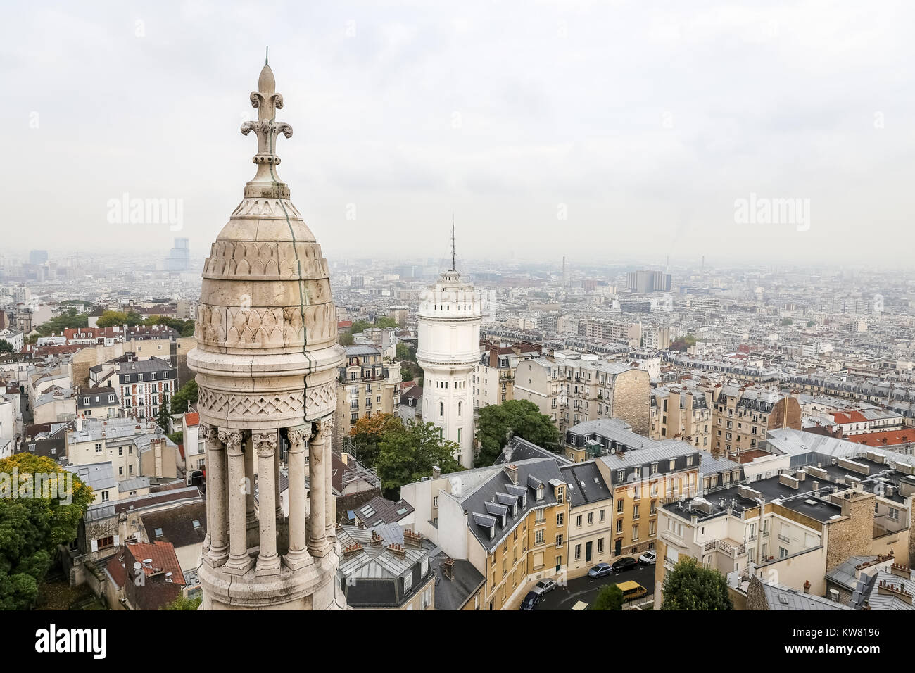 Paris View from Sacre Coeur Basilica in France Stock Photo - Alamy