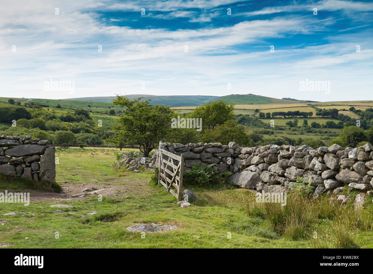 Devon dry stone walls hi-res stock photography and images - Alamy