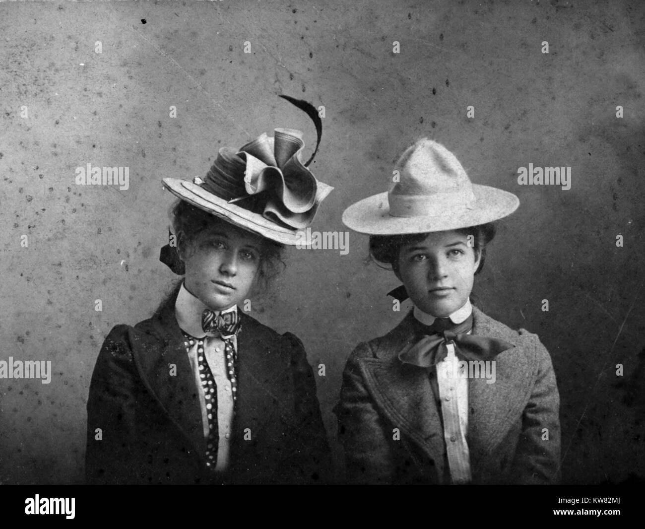 Waist up portrait of Bess Wallace, who became the first lady to ...