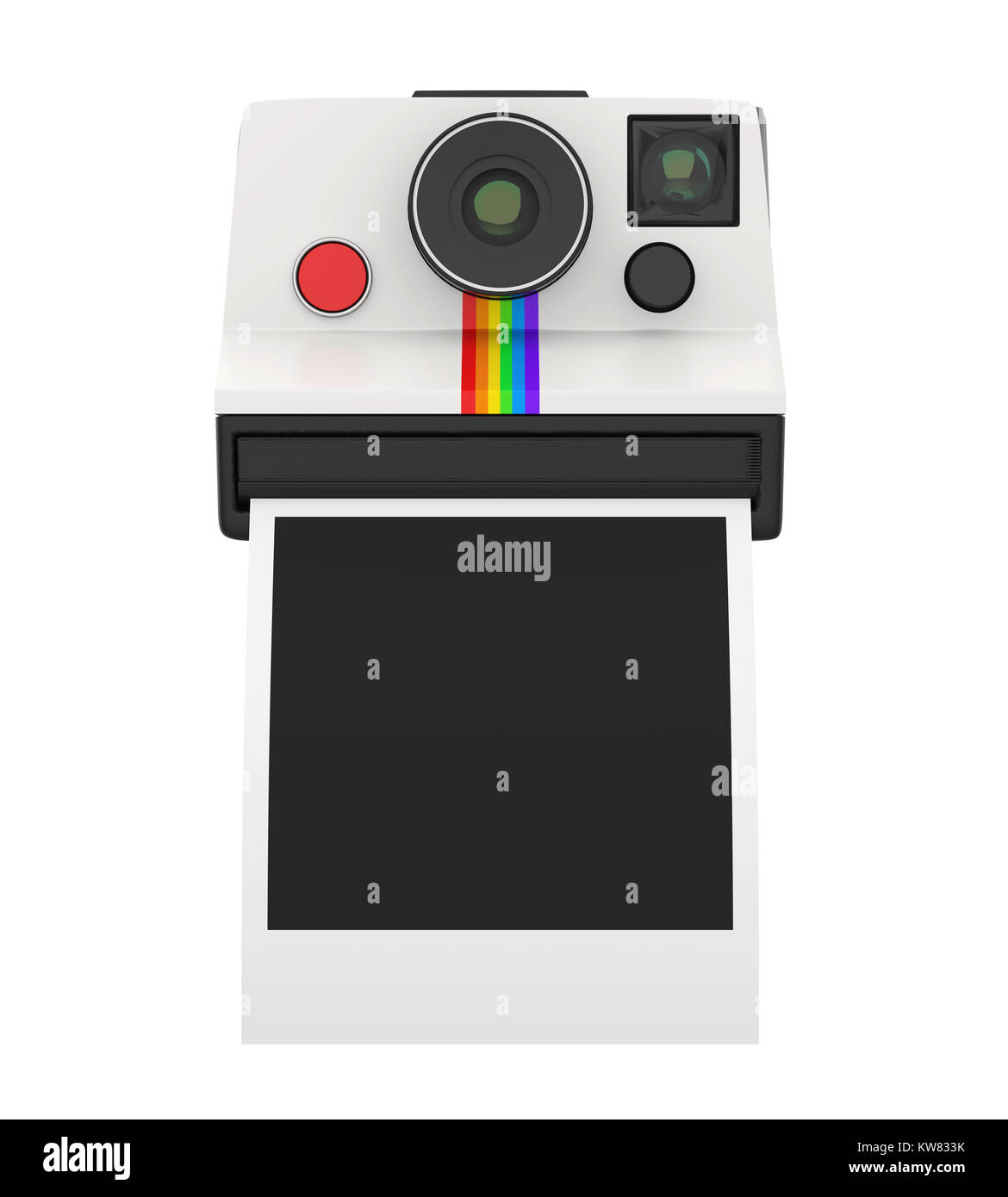 Vintage Instant Camera Isolated Stock Photo - Alamy