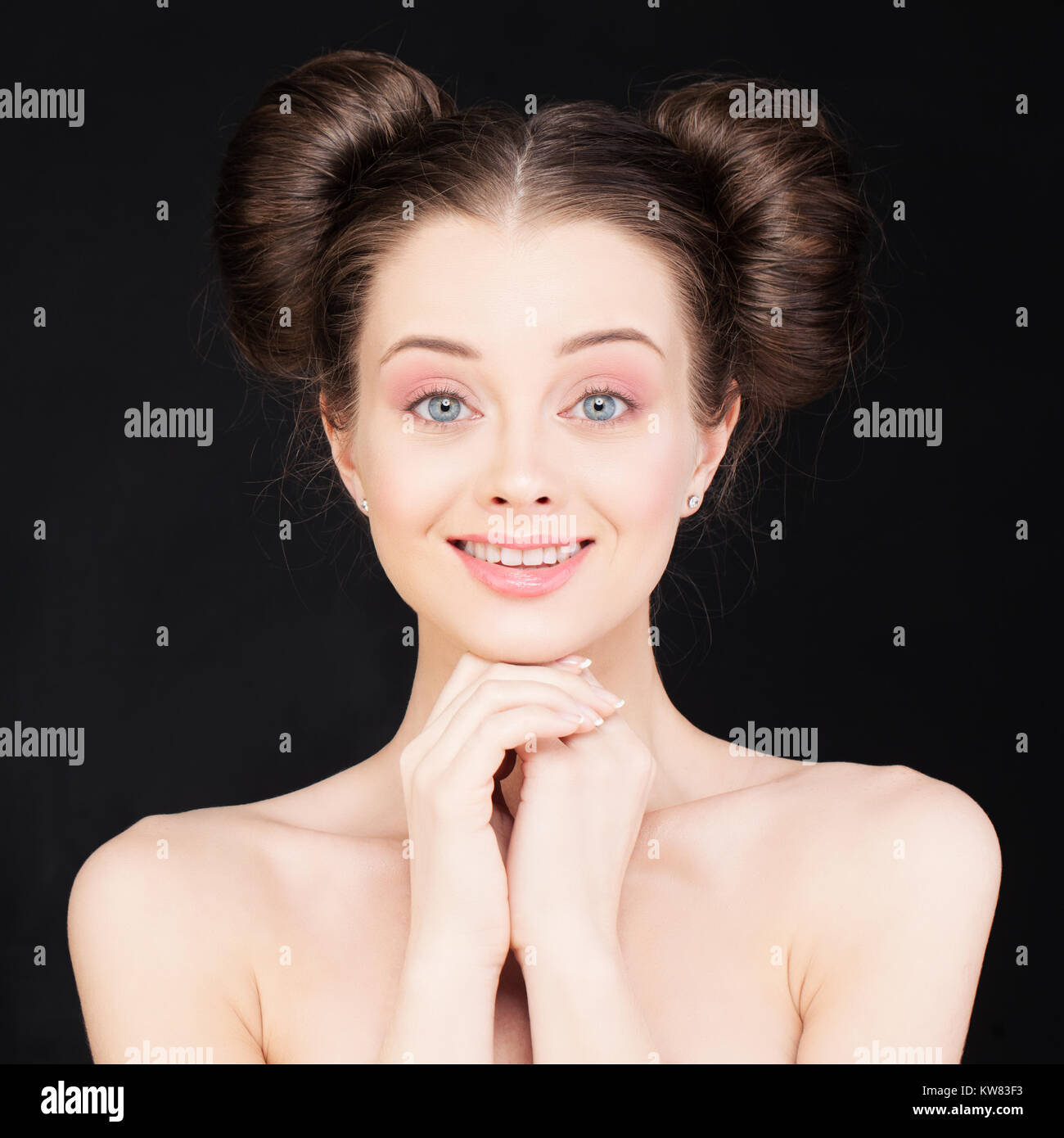 Young cute face hi-res stock photography and images - Alamy