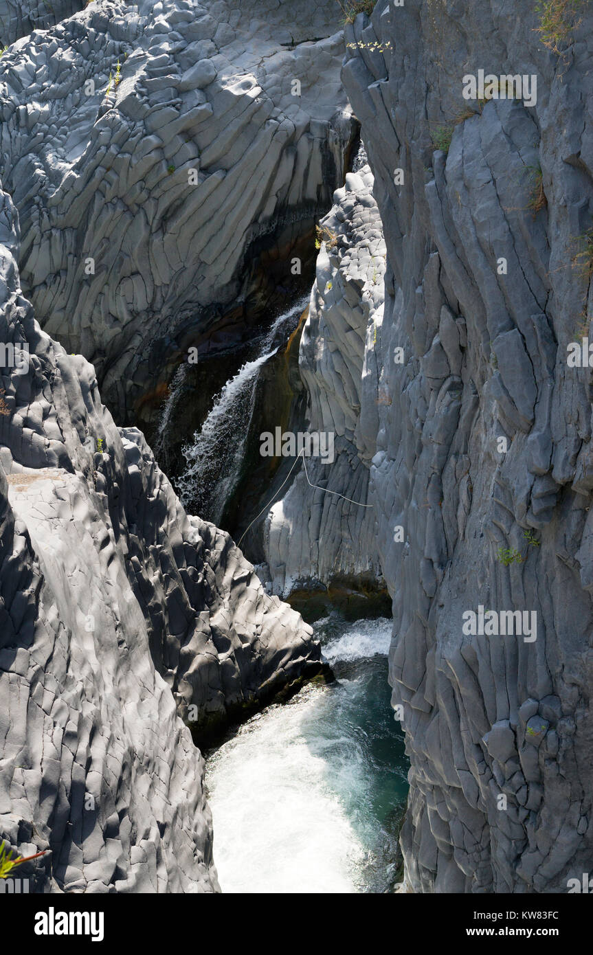 Alcantara Gorge Sicily Map Images River Trekking In The Alcantara