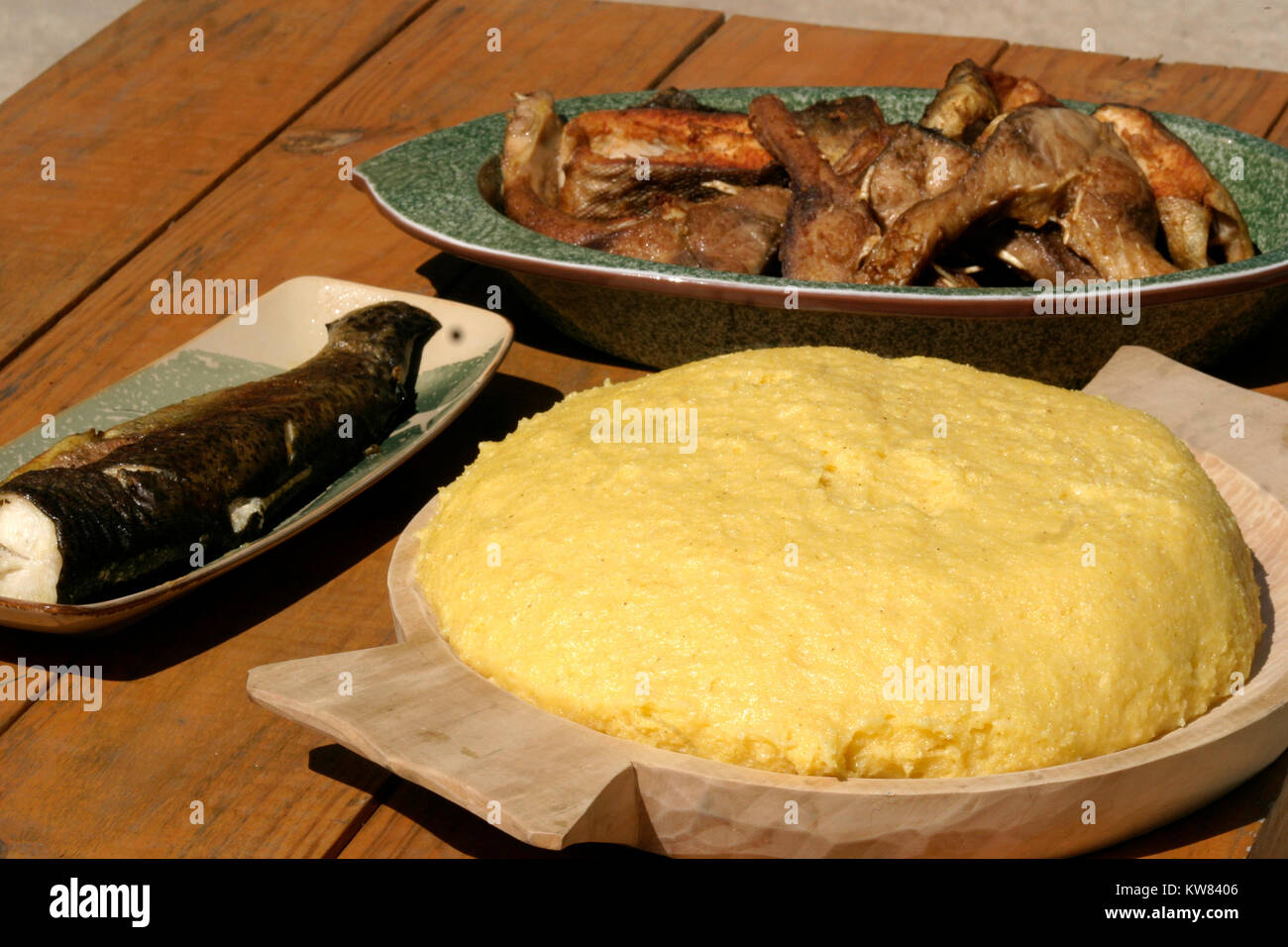 Preparing polenta hi-res stock photography and images - Alamy
