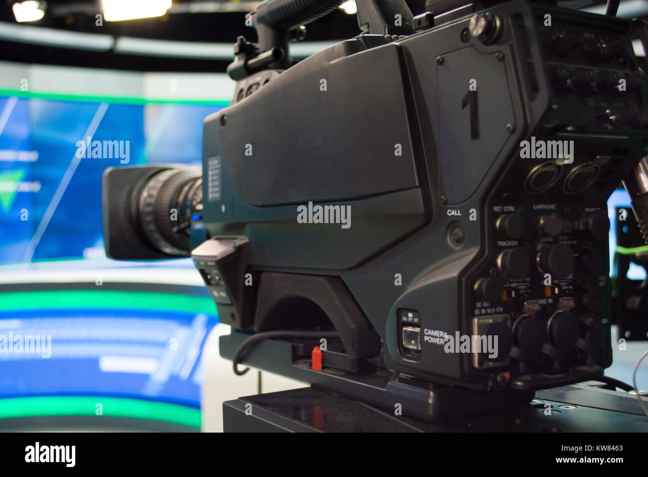 sound equipment at the concert. television shooting Stock Photo - Alamy