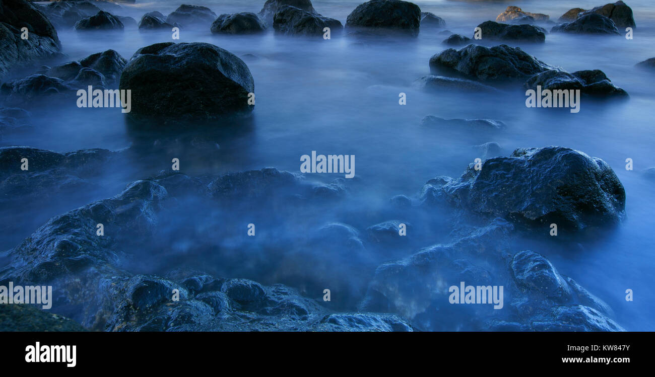 Sea Landscape in Tenerife . Canary Islands. Long exposure Stock Photo ...