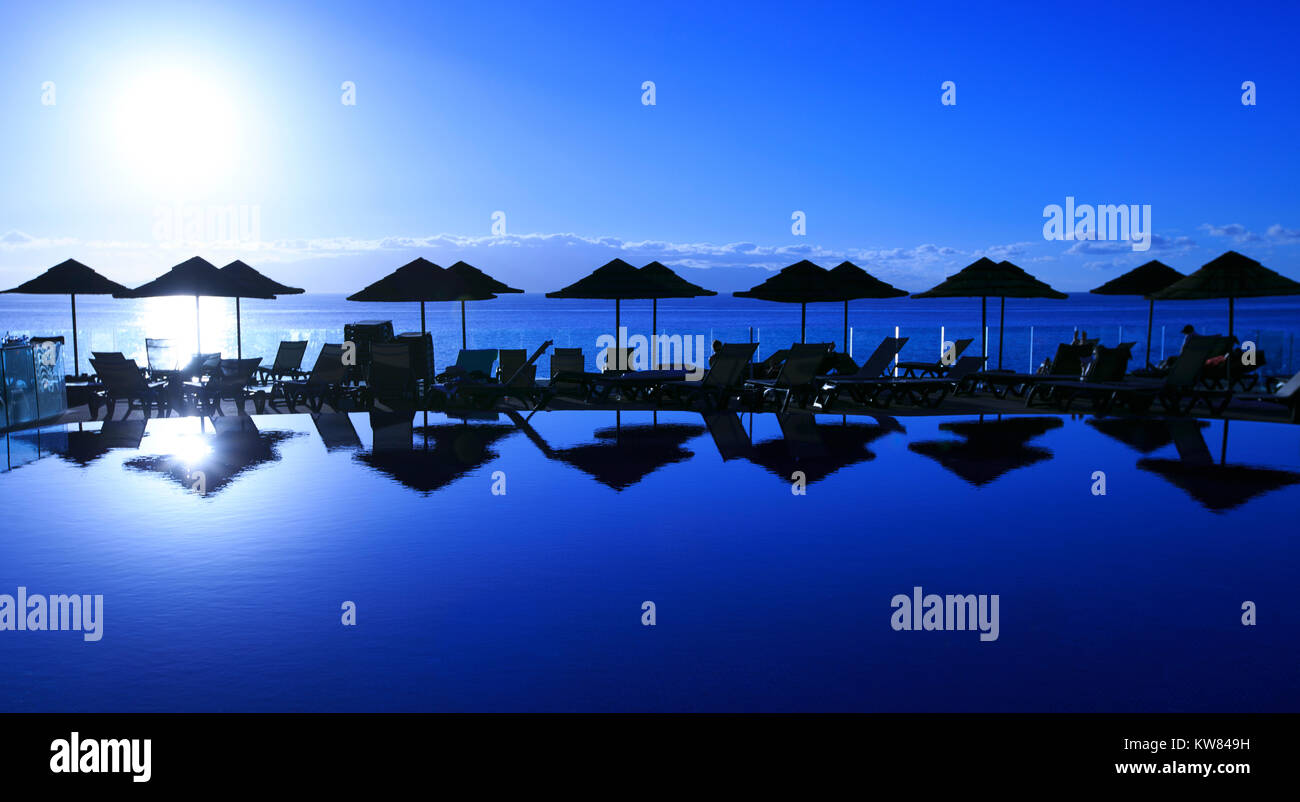 Serene view swimming pools hi-res stock photography and images - Alamy