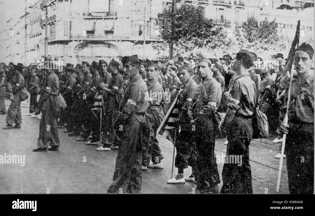 Republican volunteers at Teruel, 1936 Stock Photo - Alamy