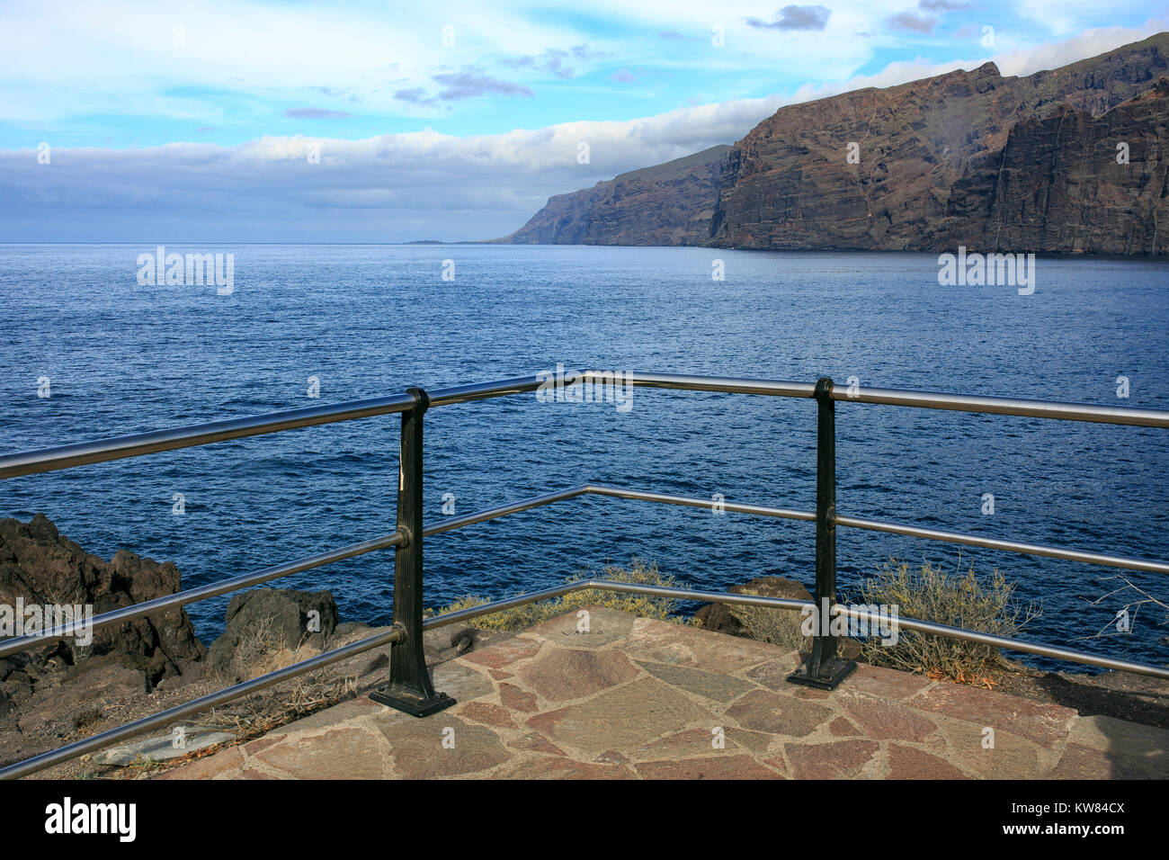 Sea Landscape in Tenerife . Canary Islands. Long exposure Stock Photo ...