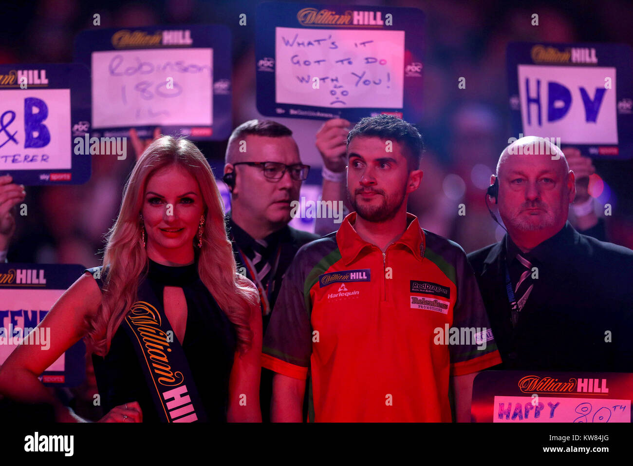 Jamie Lewis during day fourteen of the William Hill World Darts ...