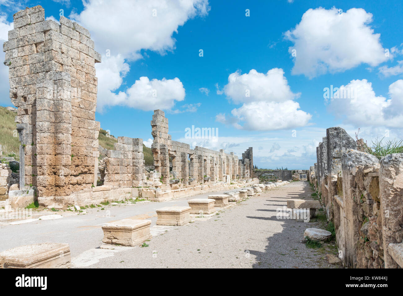Ancient Perge City ruins,ANTALYA,TURKEY Stock Photo - Alamy